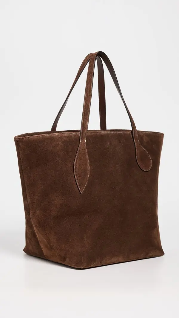 LIFFNER Sprout Suede Tote - Dark Brown