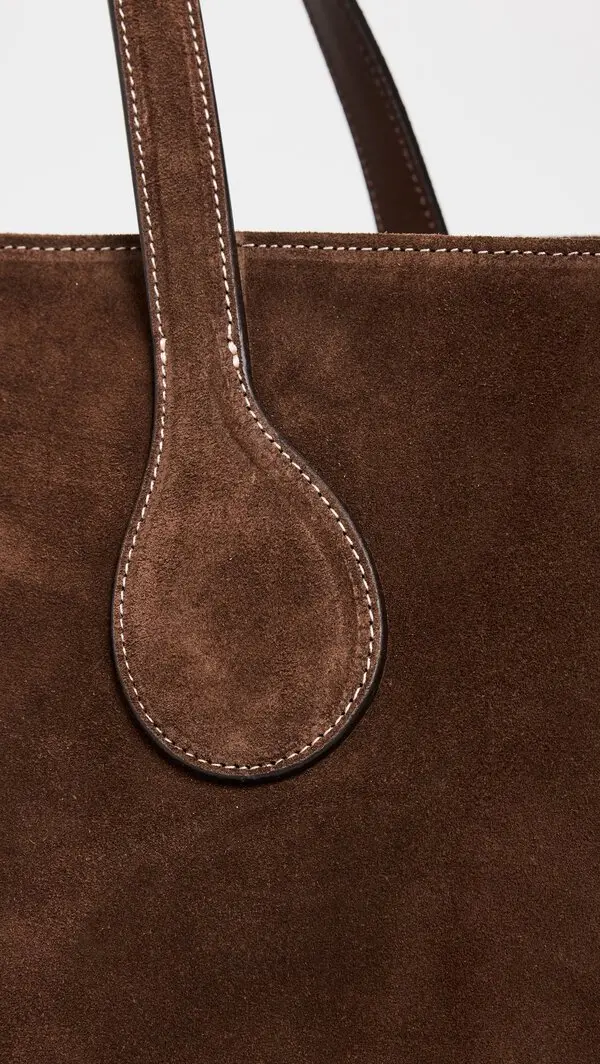 LIFFNER Sprout Suede Tote - Dark Brown