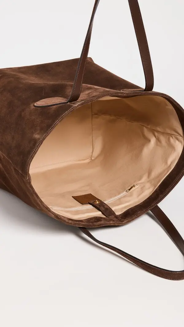 LIFFNER Sprout Suede Tote - Dark Brown