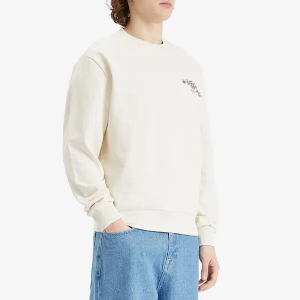 A.p.c. Tyler Floral Logo Crew Sweatshirt