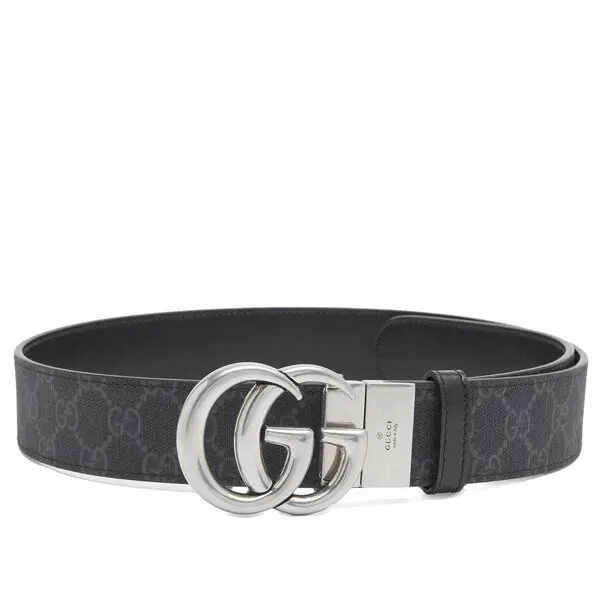 Gucci GG Monogram Canvas Marmont Belt women NEW Gucci Marmont Belt GG Logo Red Brown Monogram Canvas 85  main image 4