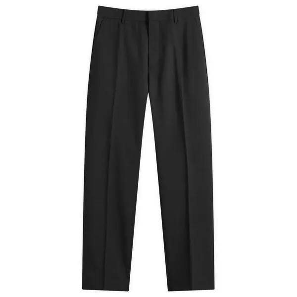Ami Straight Fit Wool Gabardine Trousers