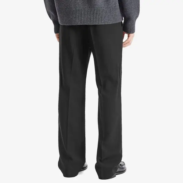 Ami Straight Fit Wool Gabardine Trousers