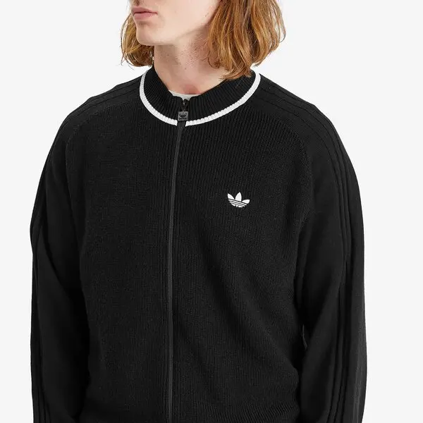 Adidas Premium Cardigan In Black - 20% Off | Editorialist