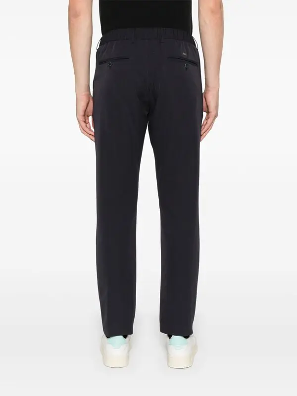 Herno Seersucker Trousers - Blue