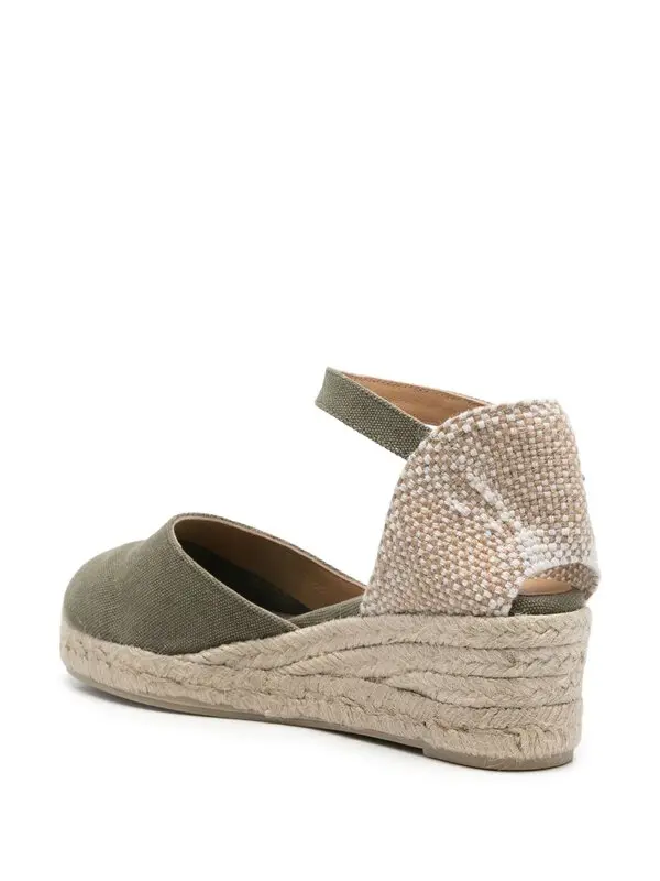 CastaÑer 50mm Carol Espadrilles - Green