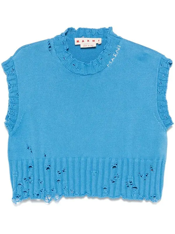 Marni Crew-neck Sleeveless Sweater