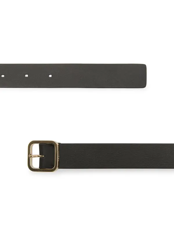 Marsèll Quadra Leather Belt - Black