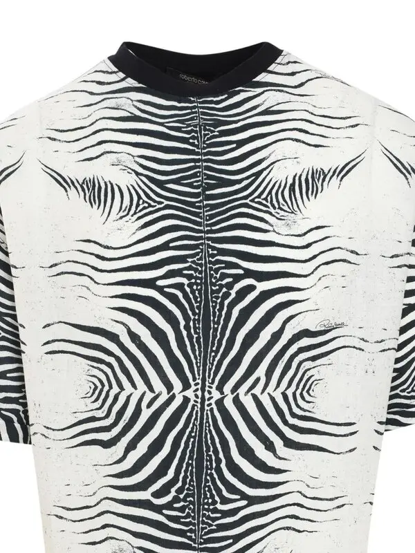 Roberto Cavalli Zebra-print T-shirt