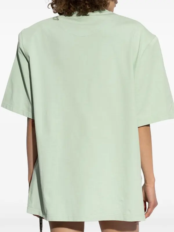 Attico Logo-embroidered T-shirt