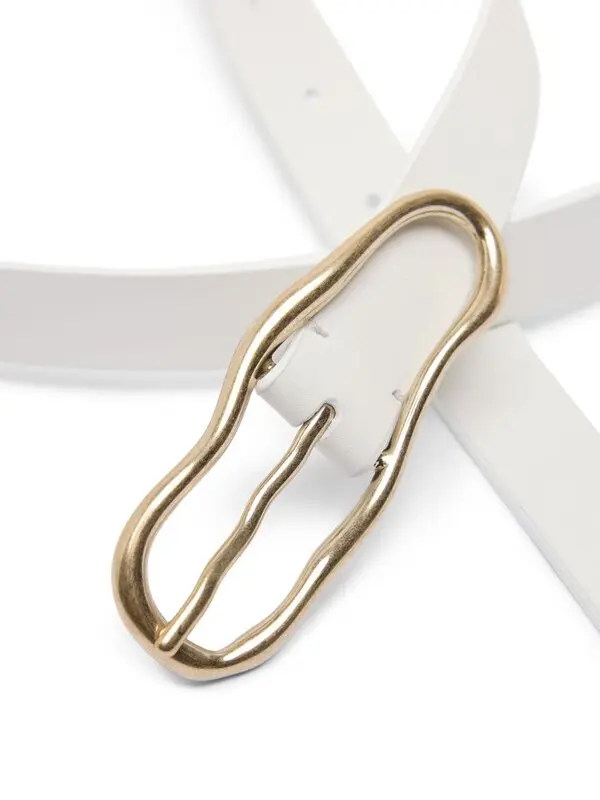 Marsèll Groviglio Leather Belt - White