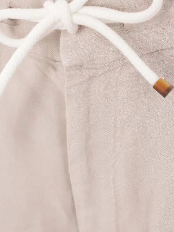 Brunello Cucinelli Linen Track Shorts - Neutrals