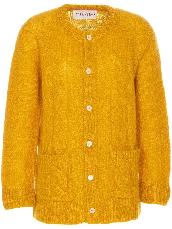 Valentino Garavani Mohair-blend Cardigan