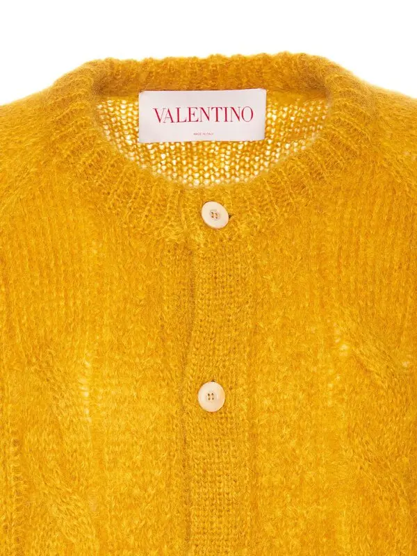 Valentino Garavani Mohair-blend Cardigan