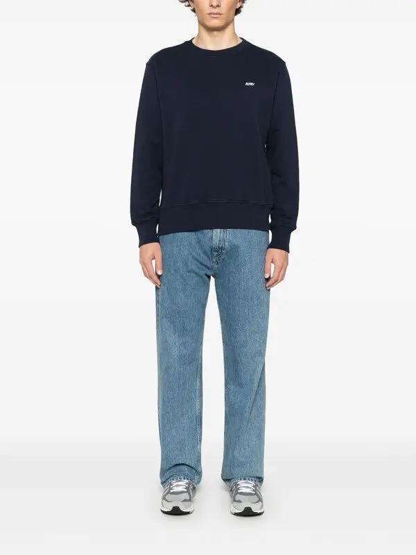 AUTRY Cotton Sweatshirt - Blue