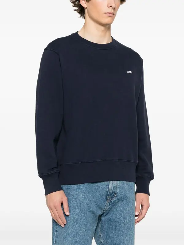 AUTRY Cotton Sweatshirt - Blue