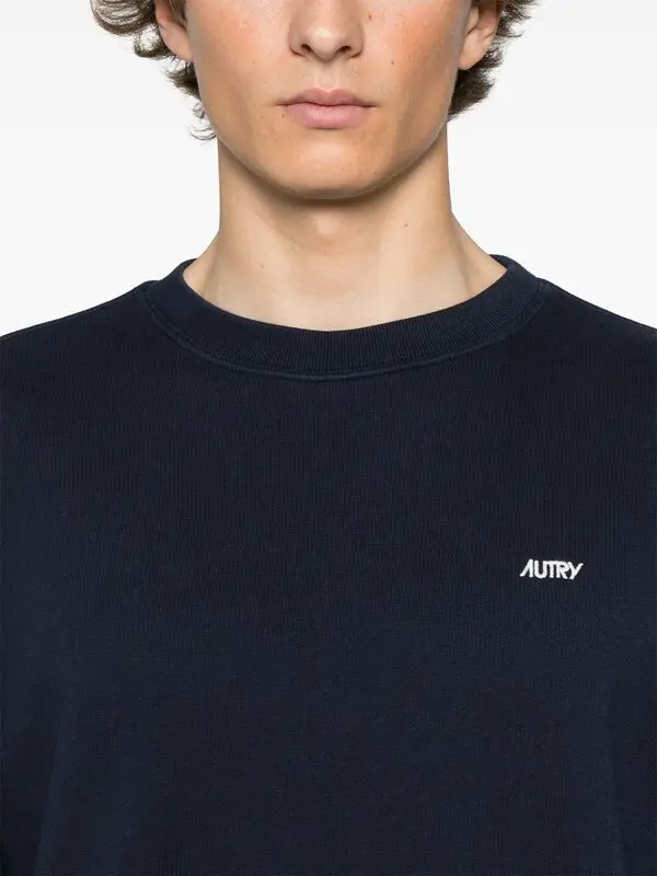 AUTRY Cotton Sweatshirt - Blue