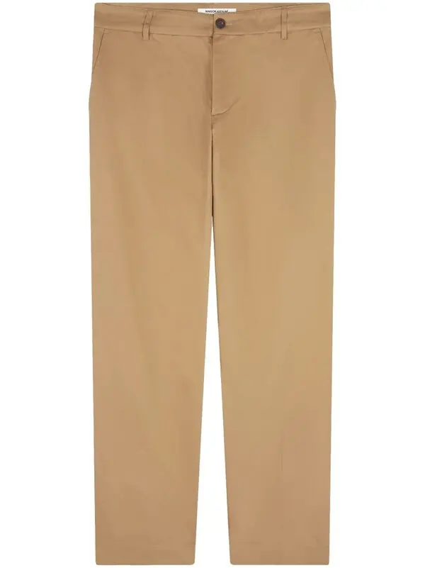 Maison Kitsuné Cotton Trousers - Brown