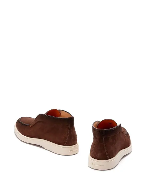 Santoni Suede Boots - Brown