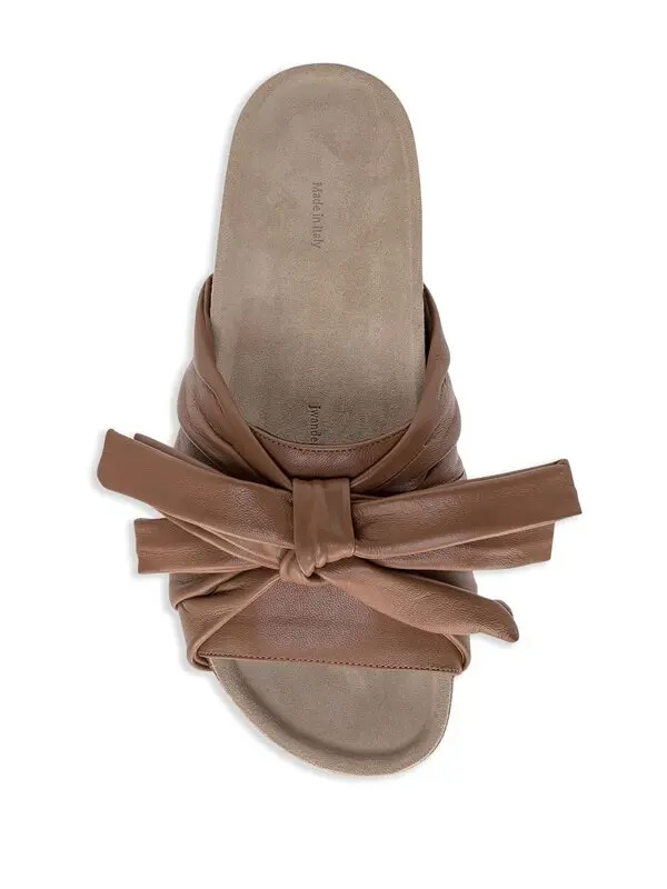 JW Anderson Bow Flat Sandals