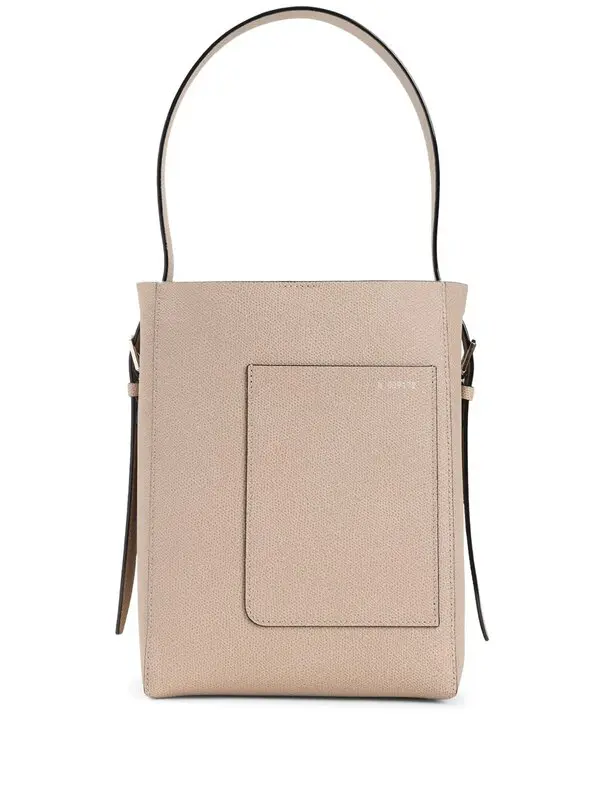 VALEXTRA Mini Leather Bucket Bag
