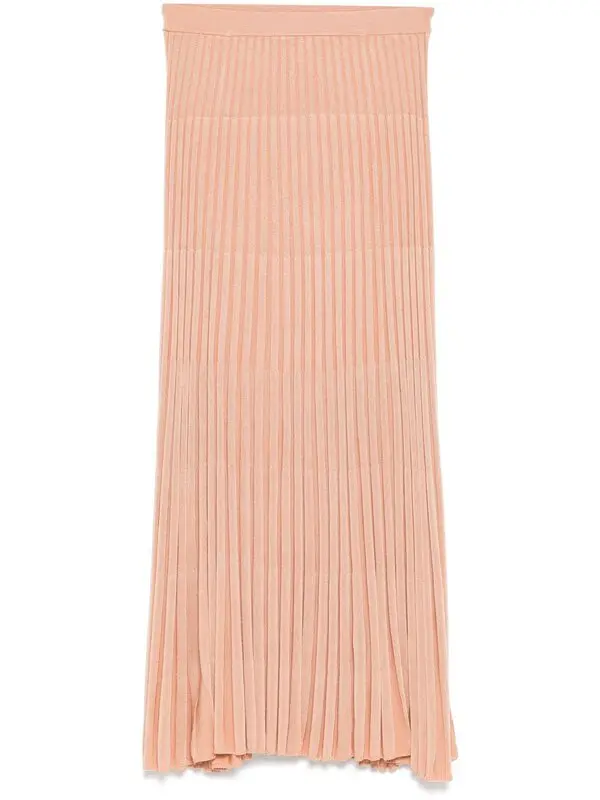Zimmermann Pleated Midi Skirt - Neutrals