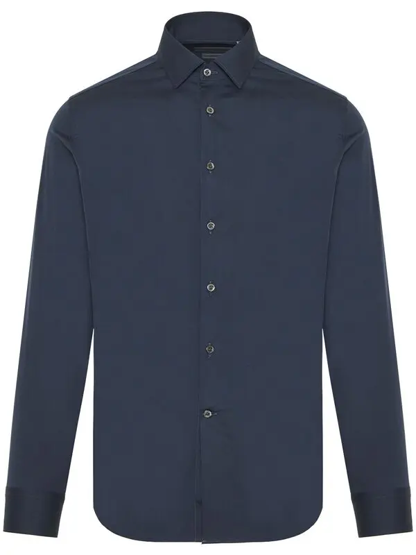 Corneliani Poplin Shirt - Blue