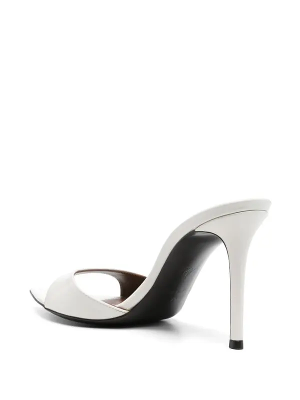 GIUSEPPE ZANOTTI 90mm Intriigo Mules - White