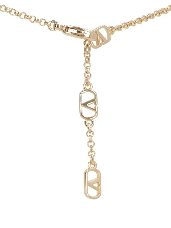 Valentino Garavani Vlogo Pendant Necklace - Gold