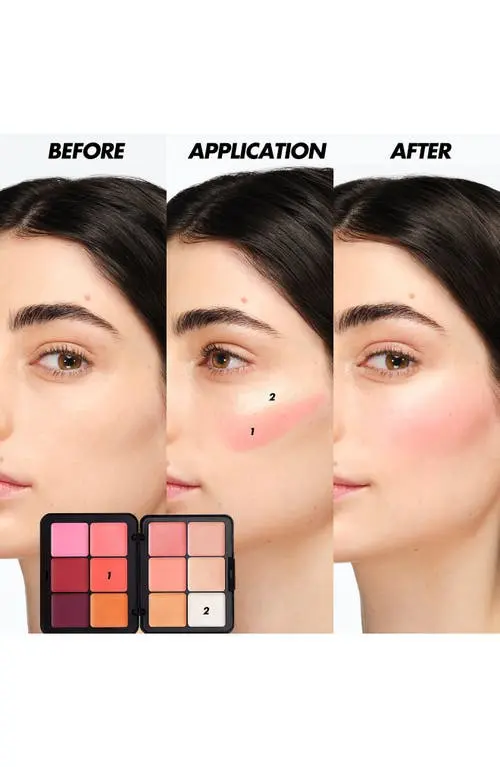 MAKE UP FOR EVER Hd Skin Blush & Glow Longwear Cream Face Palette - No Color