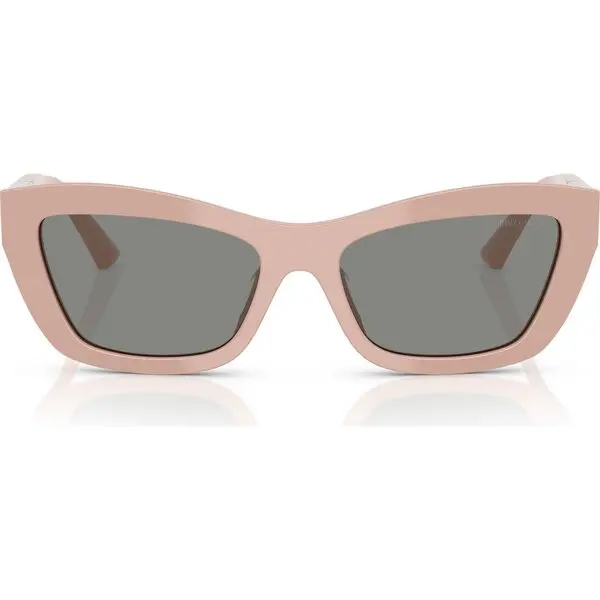 JIMMY CHOO 54mm Cat Eye Sunglasses - Pink