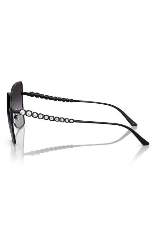 JIMMY CHOO 55mm Butterfly Sunglasses