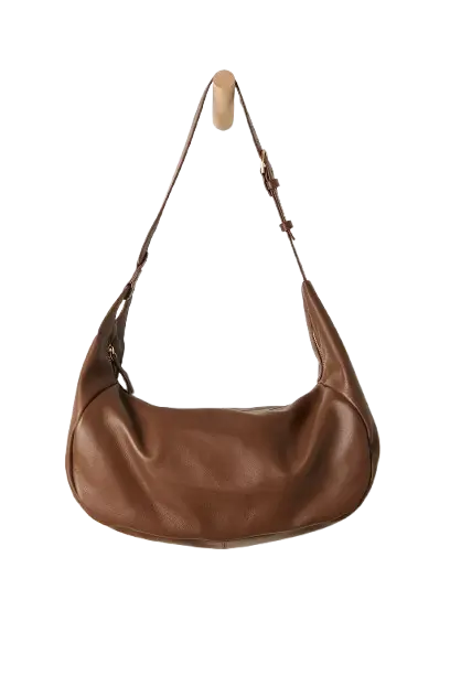 Free People Fp Collection Real Big World Shoulder Bag In Espresso