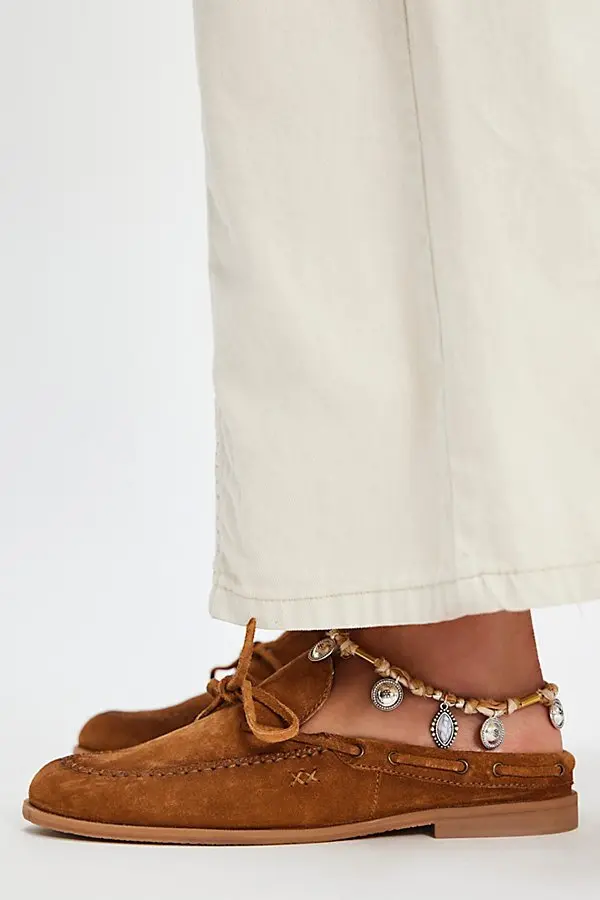 Free People Seas The Day Mules - Tan Suede