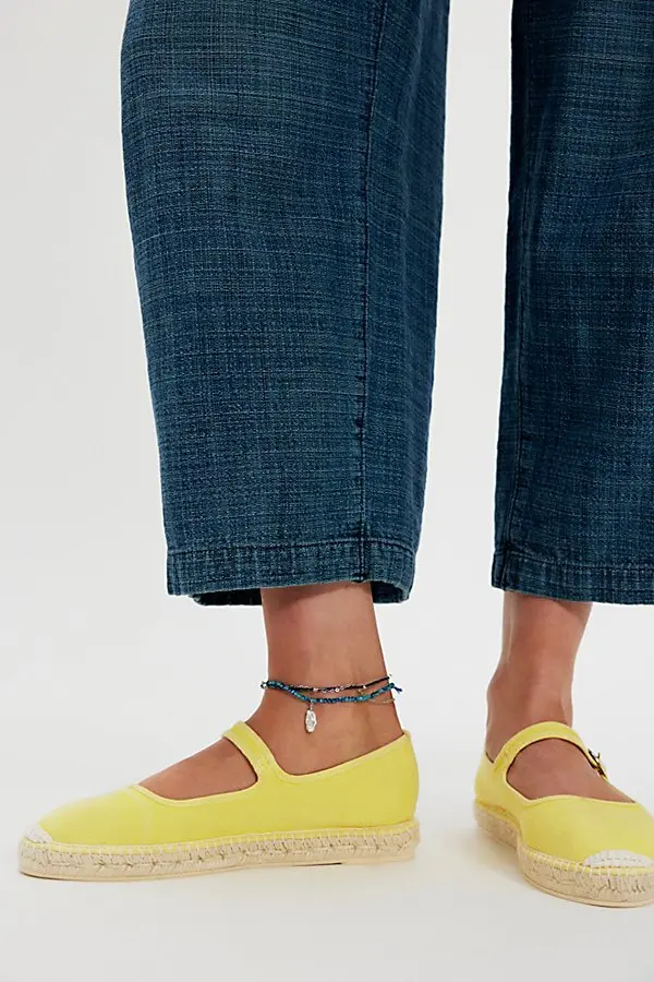 Free People Oasis Mary Jane Espadrilles - Sunkissed Yellow