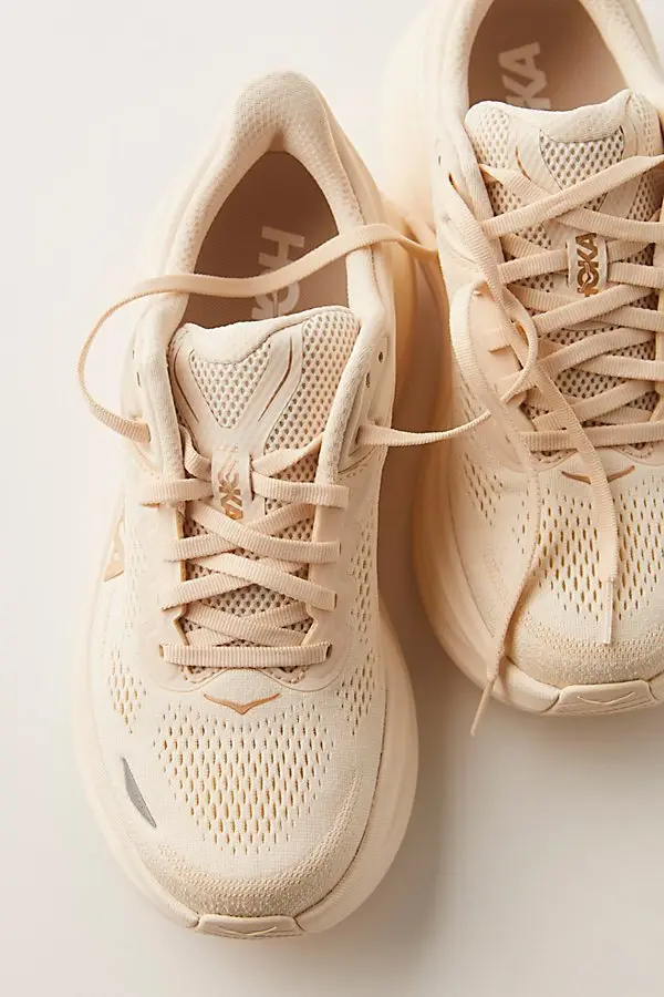 HOKA® Bondi 9 Sneakers - Cream