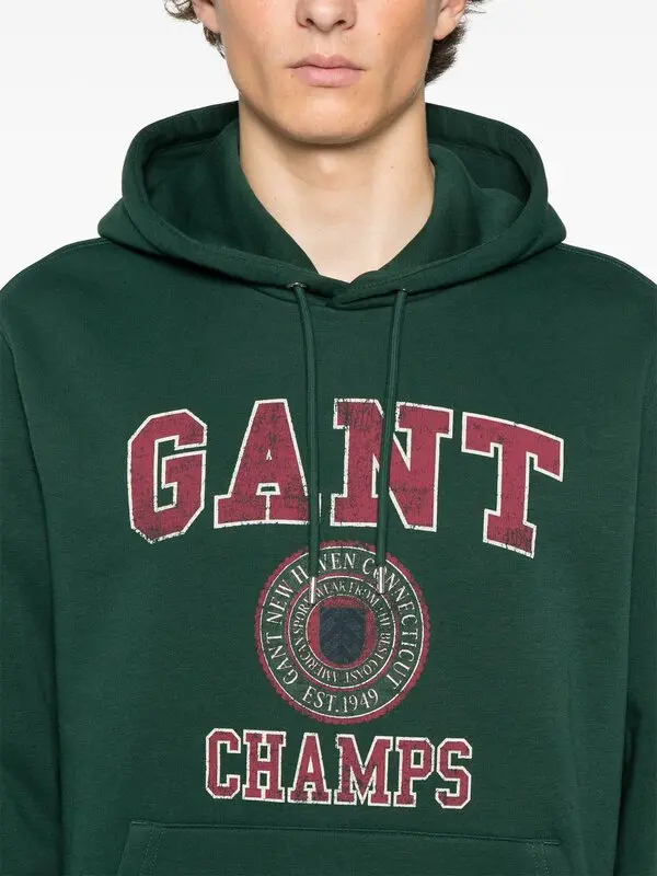 Gant Logo-print Hoodie