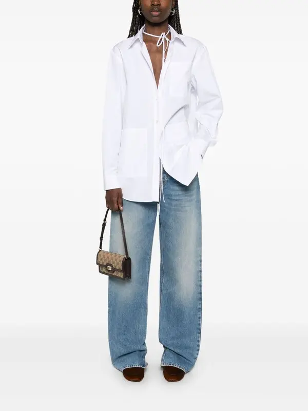 Gucci Low Rise Denim Trousers - Blue