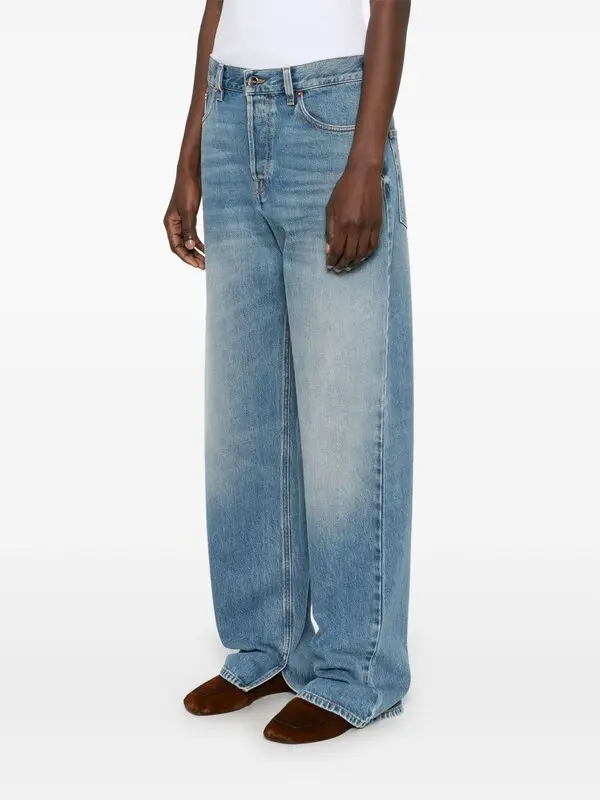 Gucci Low Rise Denim Trousers - Blue