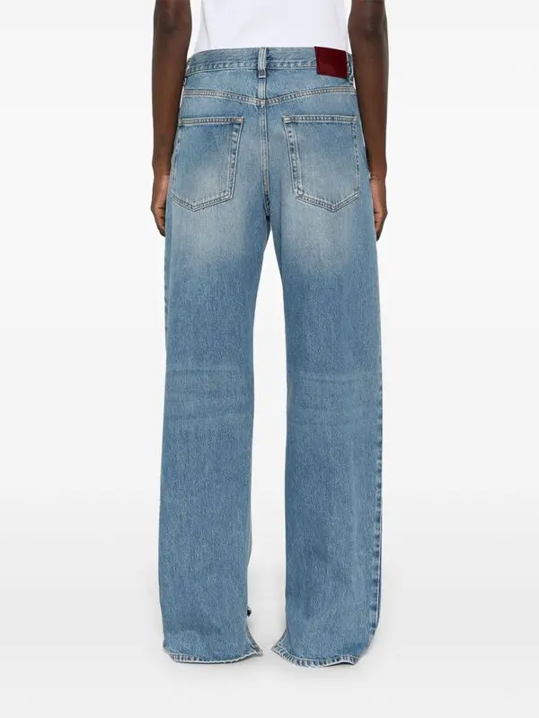 Gucci Low Rise Denim Trousers - Blue