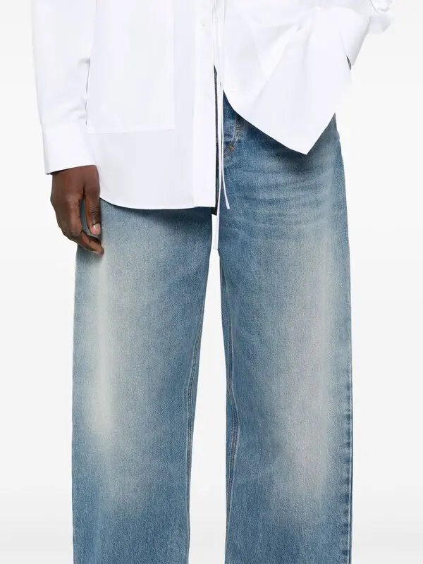 Gucci Low Rise Denim Trousers - Blue
