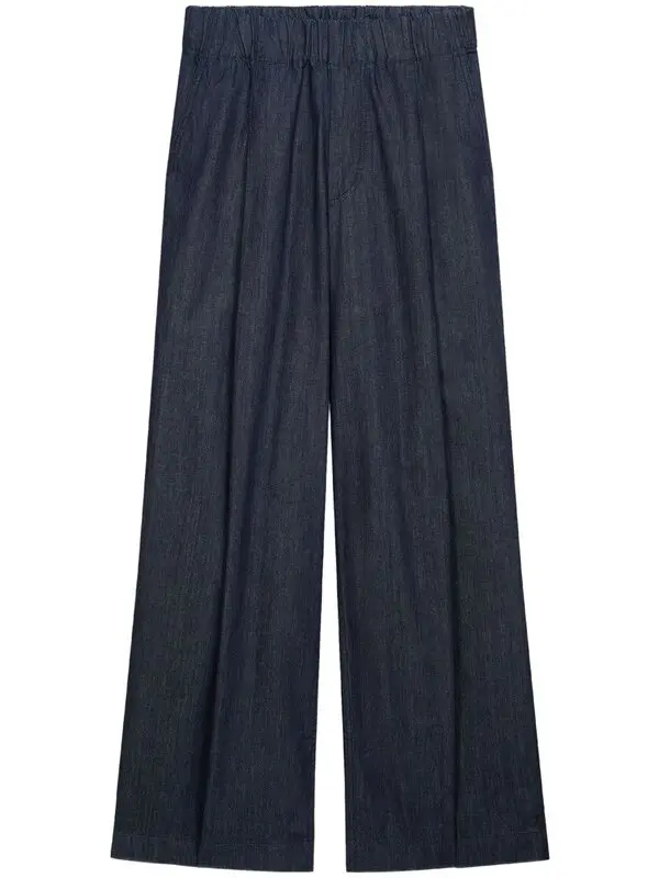 Dries Van Noten Wide Pleated Jeans