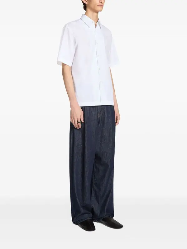 Dries Van Noten Wide Pleated Jeans
