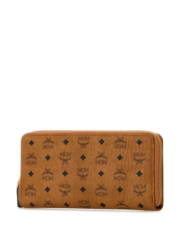 Mcm Aren Wallet - Brown