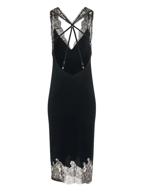 Givenchy Lace-panel Midi Dress
