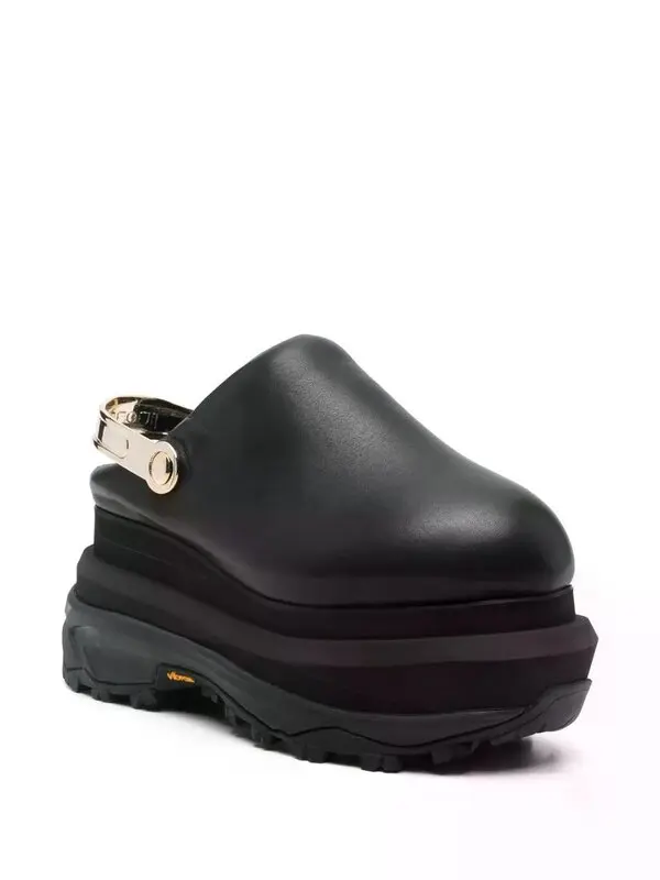 Sacai Sabot Wedge Clogs