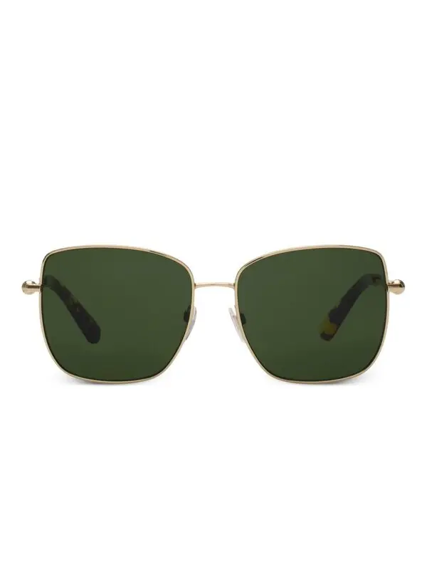 Burberry Square-frame Sunglasses - Gold