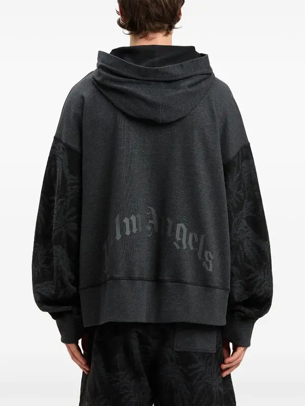 Palm Angels Curved-logo Hoodie