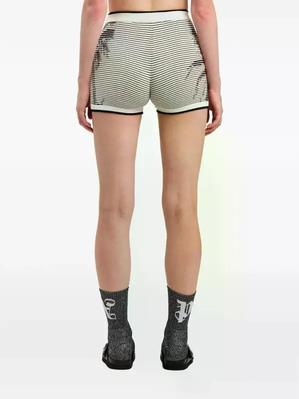 Palm Angels Palms Jacquard Knitted Shorts