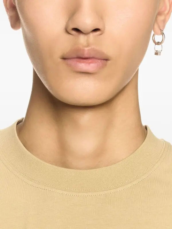 Off-White Mini Dice Hoop Earring